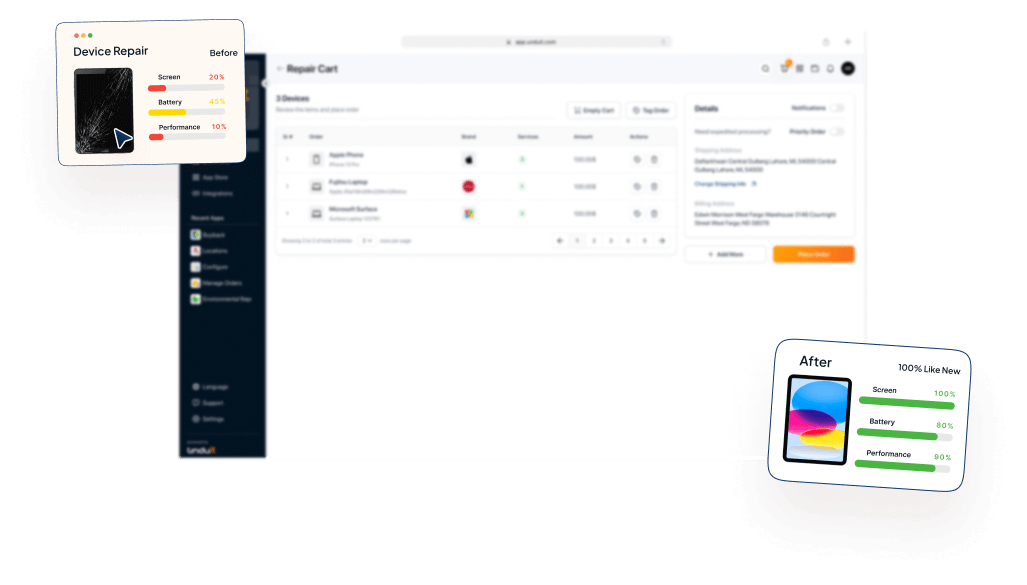 Device Repair - Unduit